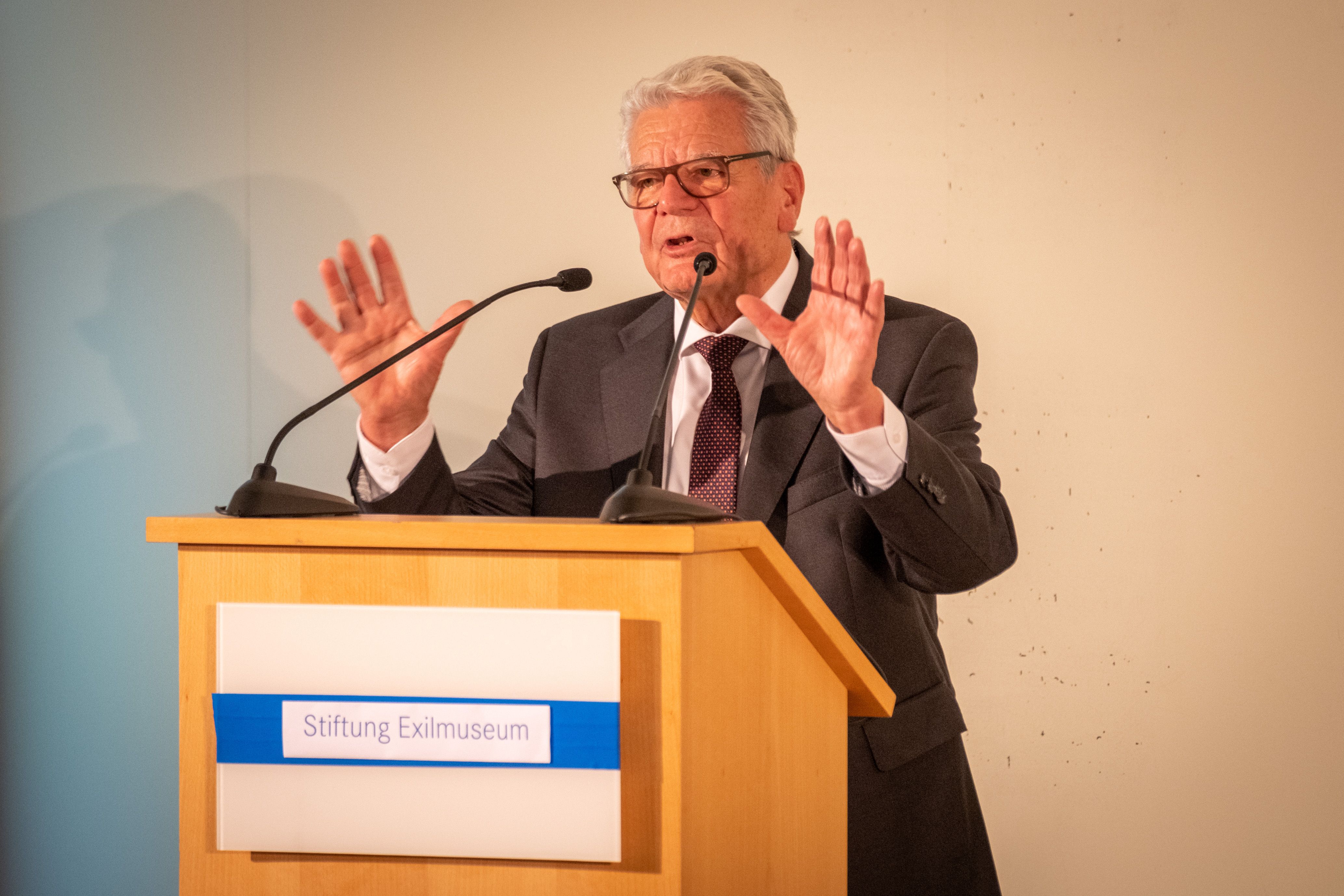 Open House Werkstatt Exilmuseum – Joachim Gauck, Bundespräsident a.D.